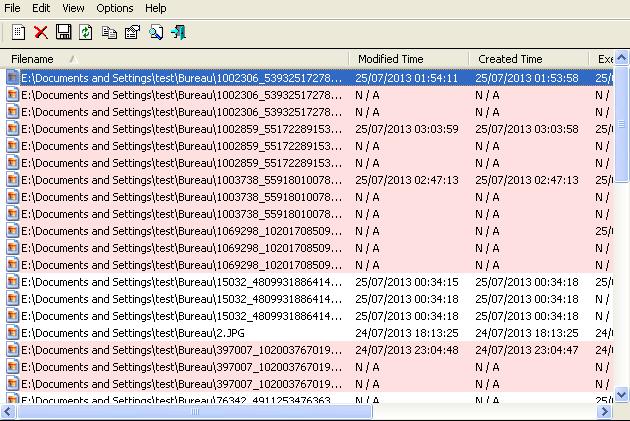 برنامج RecentFilesView لمعرفة الملفات التي تم فتحها علي الكمبيوتر في غيابك